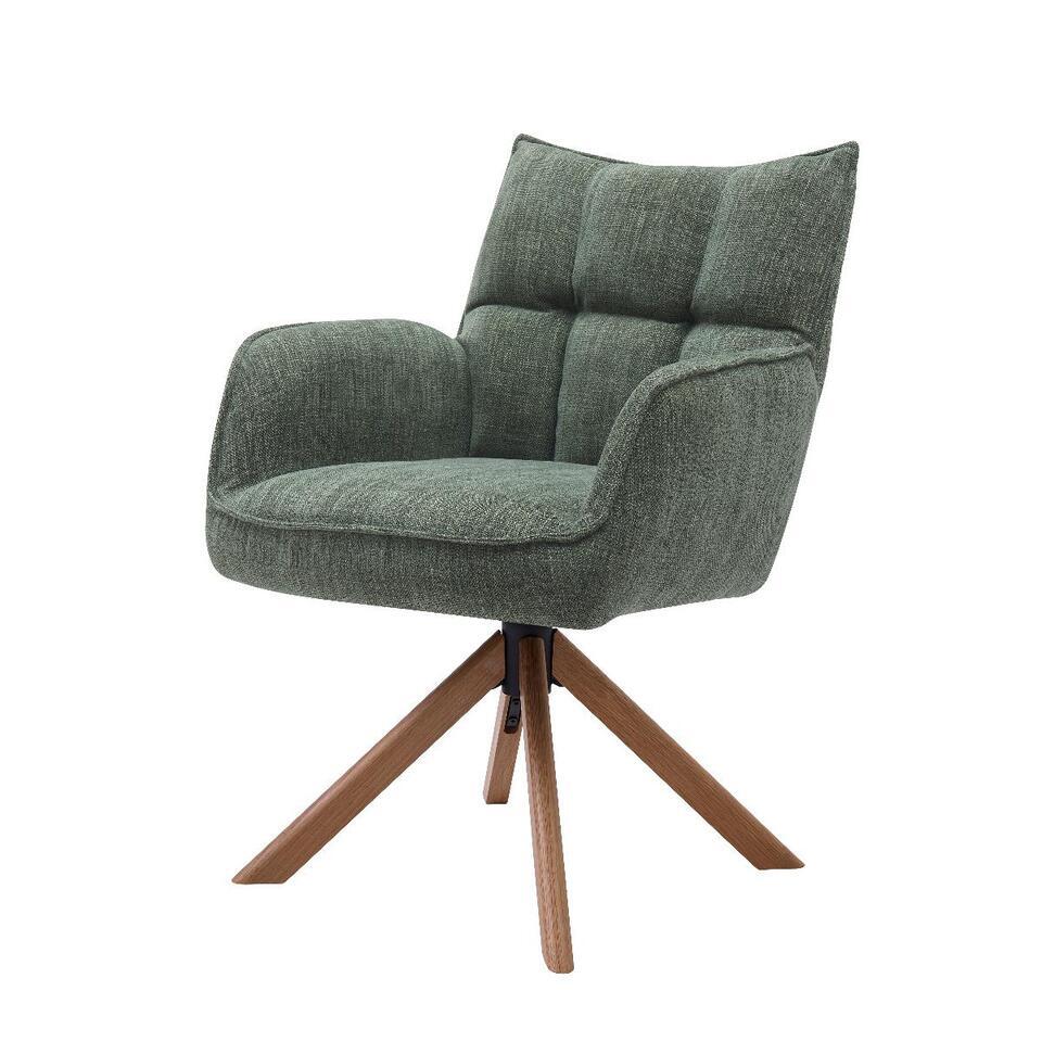 Nordic Home - Janna armstoel - groen | Leen Bakker