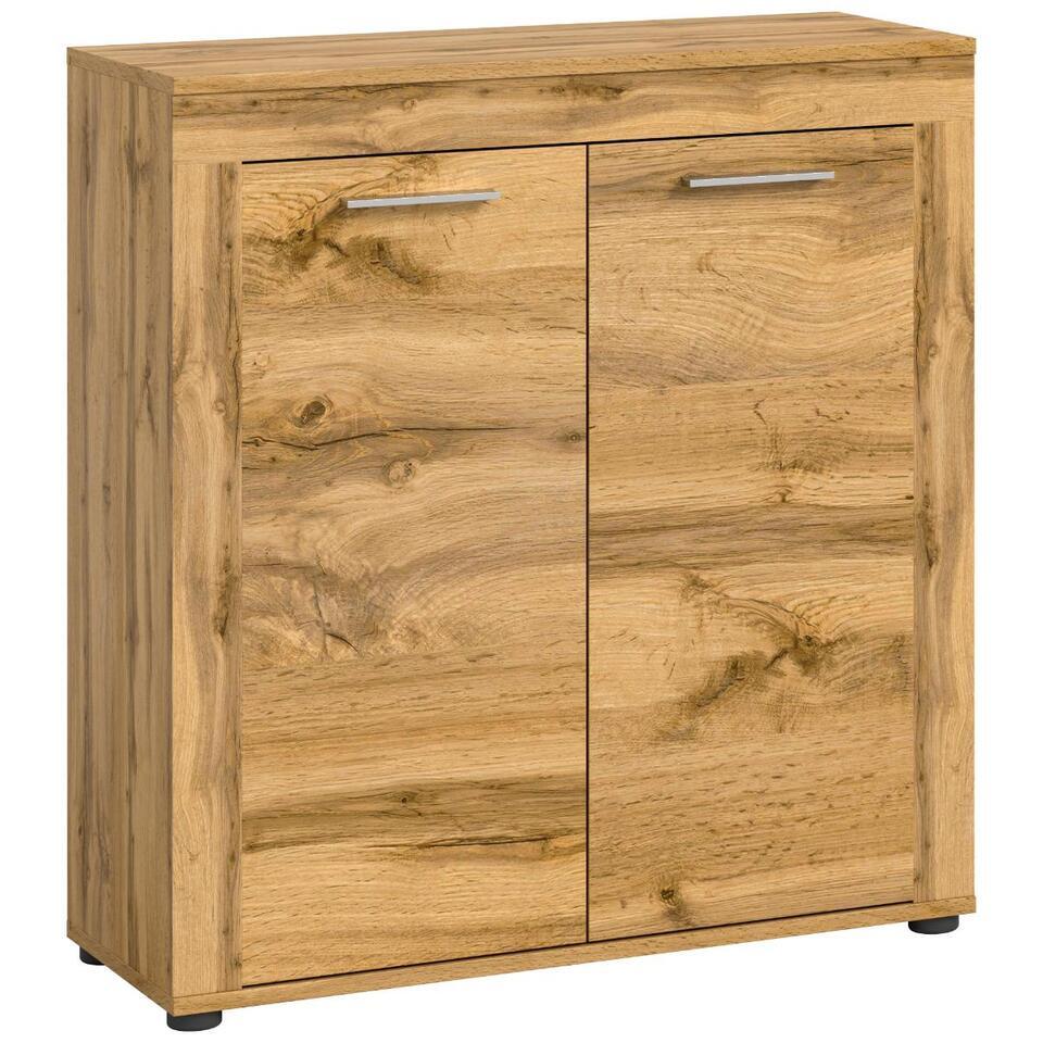 Hioshop Jam buffet 2 portes- chêne décor | Leen Bakker